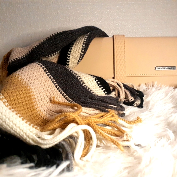 jantaminiau | Bags | Jantaminiau Clutch And Bonus Scarf | Poshmark